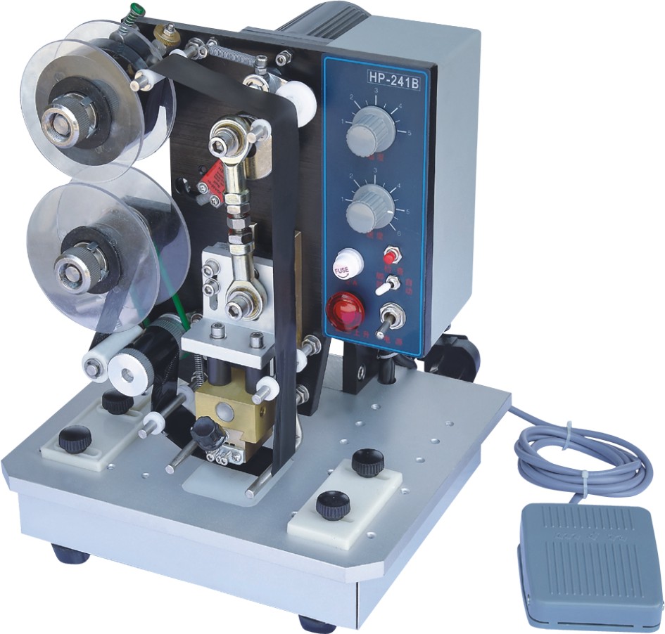 Desktop Ribbon Coder HP-241B - Buy HP241B Semi-aotomatic Coding Foil Machine, Coding machine ...